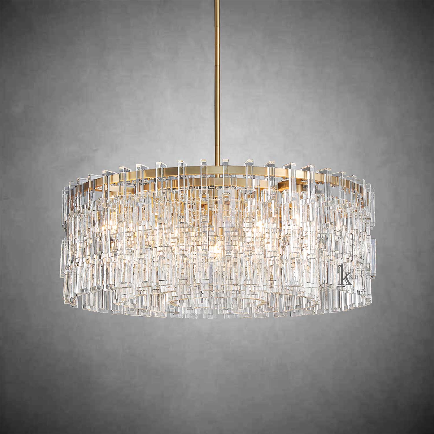 Miravon K9 Crystal Round Chandelier