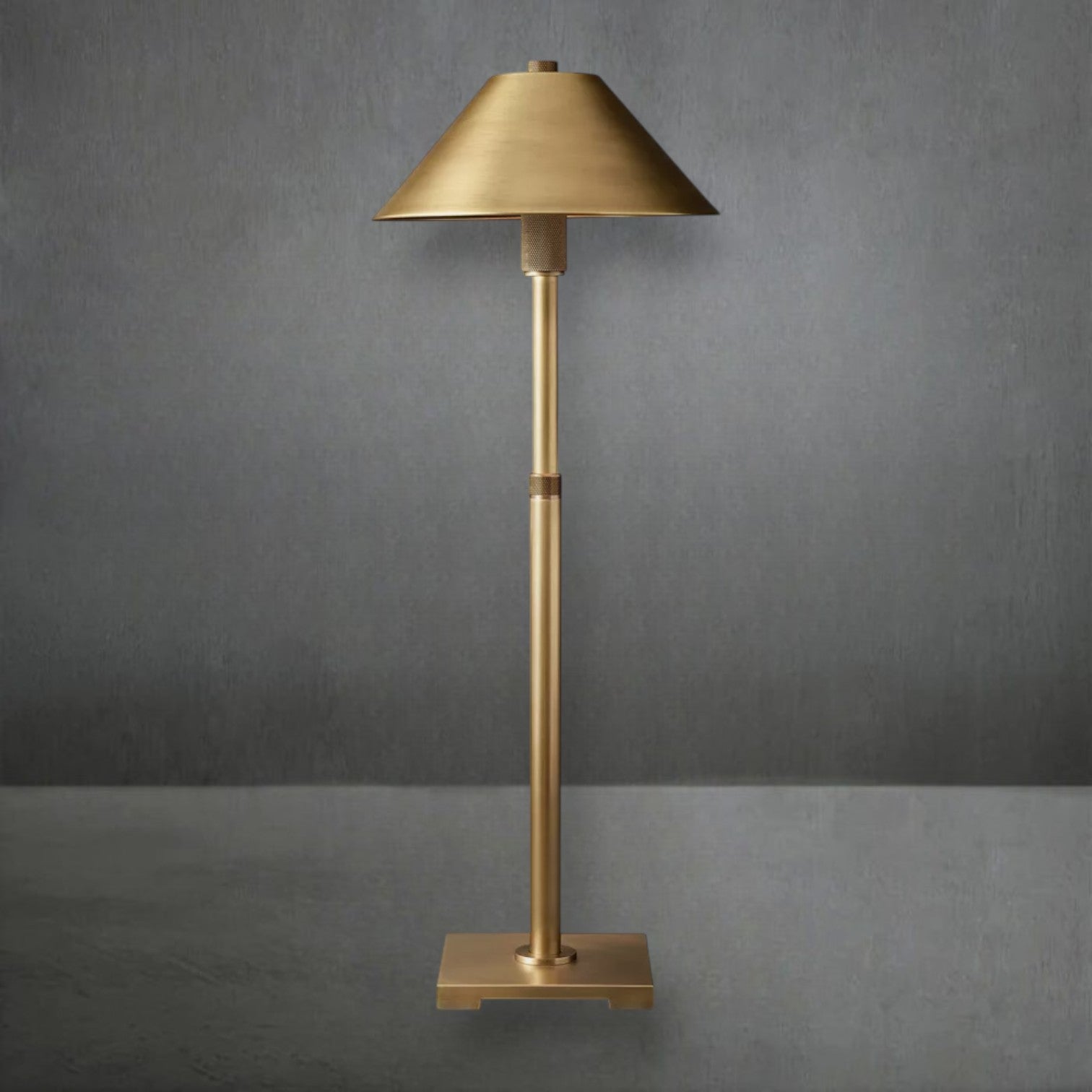 Utilitaive Metal Shade Table Lamp