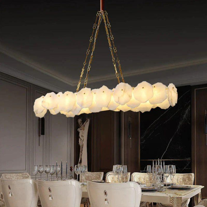 Shatkon Alabaster Chandelier Light